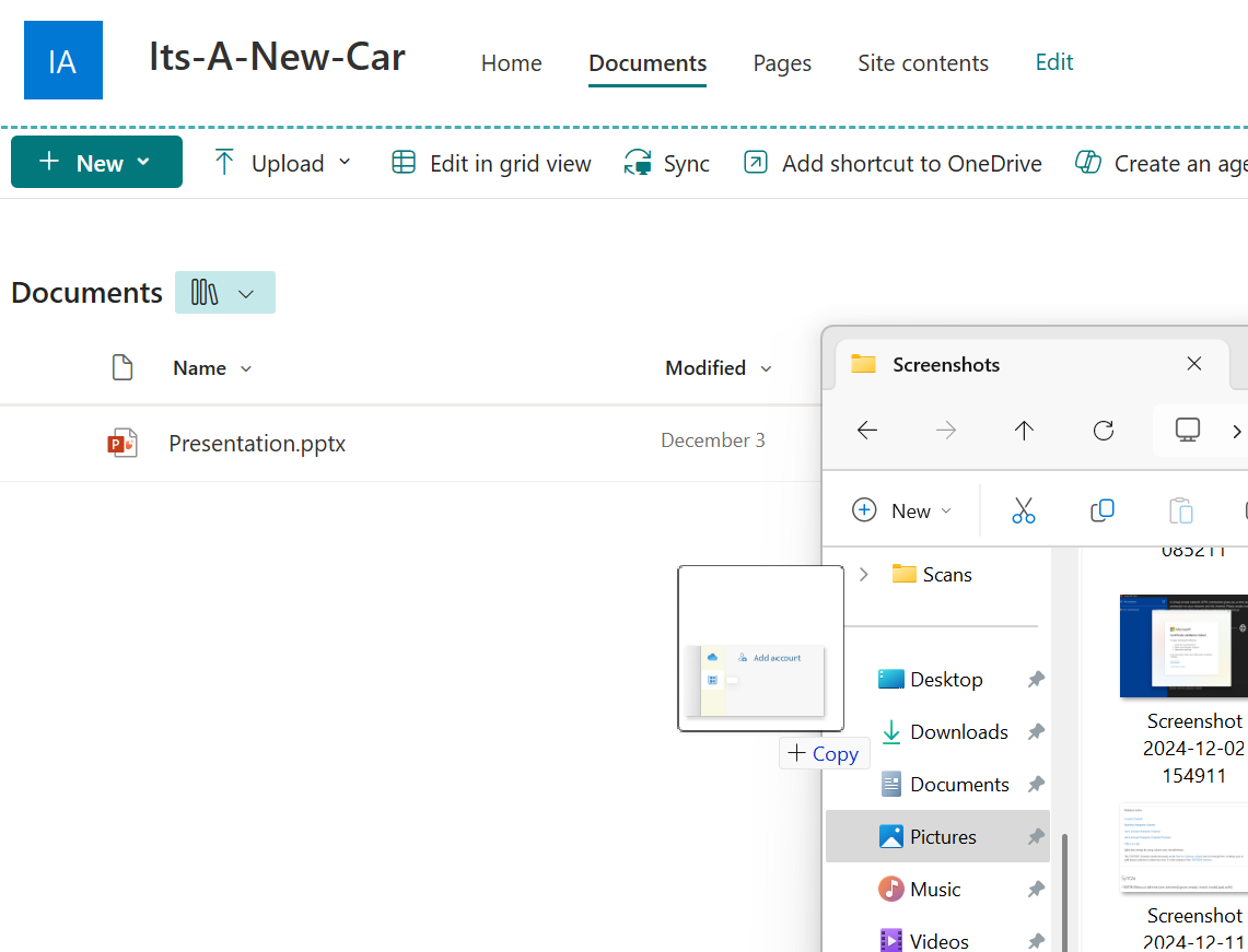 Create, upload, and share files in a document library | Microsoft Support