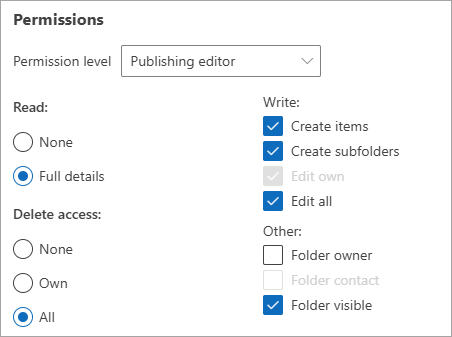 Share and access another person's mailbox or folder in Outlook ...