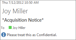 Mark your email as Normal, Personal, Private, or Confidential in ...