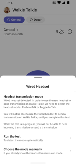 Set up and use a wired headset with Walkie Talkie in Teams | Microsoft ...