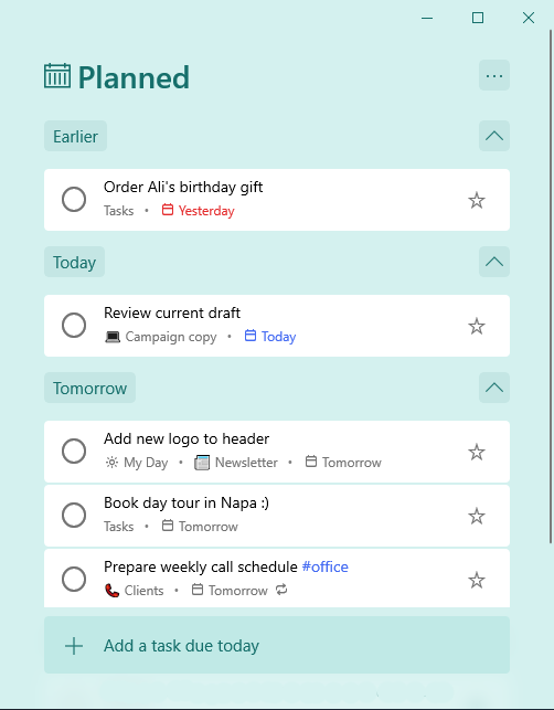 Add due dates and reminders in Microsoft To Do | Microsoft Support