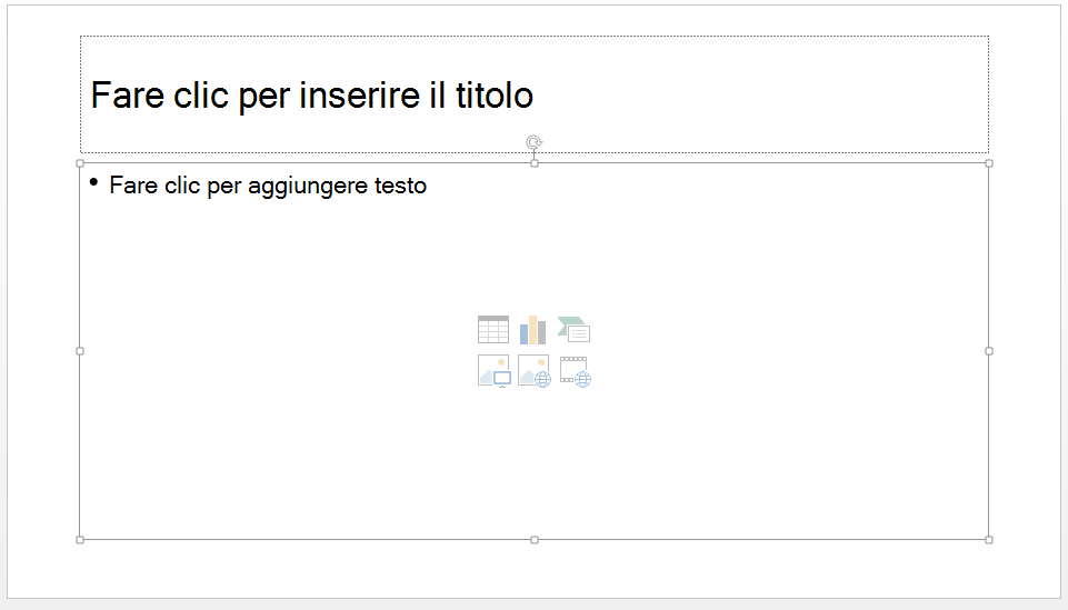 Assegnare un titolo a una diapositiva | Microsoft Support