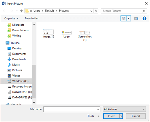 Skenēta teksta vai attēlu ievietošana programmā Word | Microsoft Support