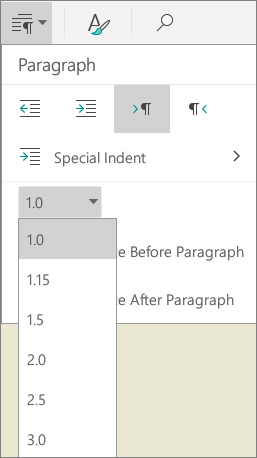 Atstarpes maiņa Word dokumentā mobilajā ierīcē | Microsoft Support