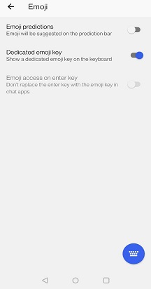 Hoe kan ik schakelen tussen een enter-/emoji-toets op mijn Microsoft ...