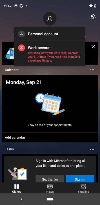 การใช้ Microsoft Launcher บน Android | Microsoft Support