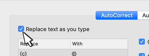 Turn AutoCorrect on or off in Outlook for Mac | Microsoft Support